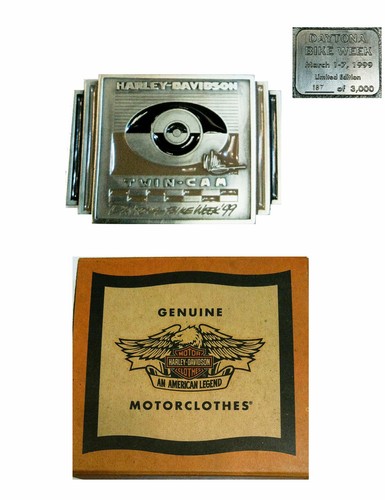 99415-99Z Fibbia Harley Davidson Twin Cam Daytona week serie limitata ...