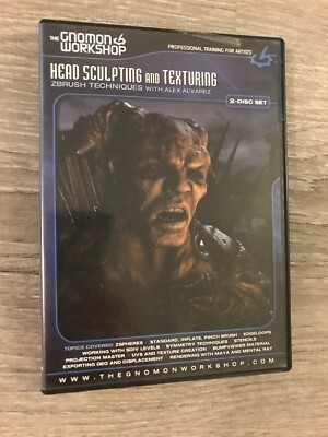 GNOMON WORKSHOP DVD Head Sculpting and Texturing ZBrush Techniques Alex ...