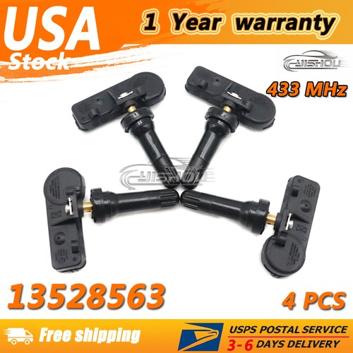 Set of 4 13528563 Tire Pressure Sensors TPMS For 2019-2023 Silverado ...