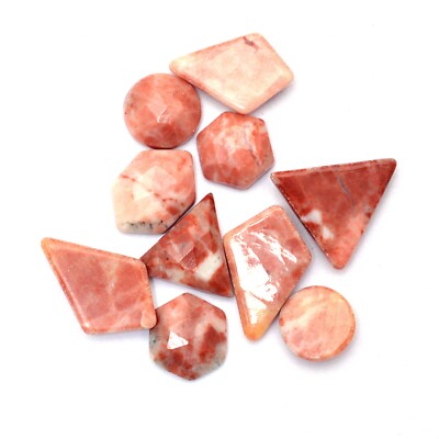 Natural Red Jasper Top Quality Untreated Rose Cut Gemstones Lot 10x10mm ...