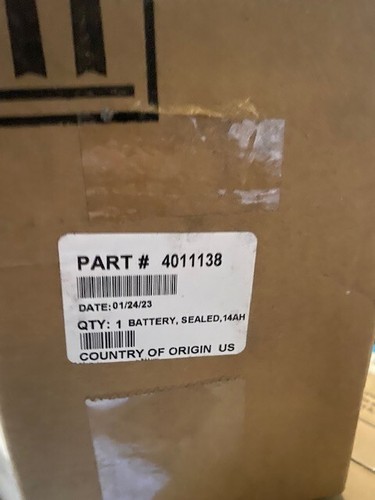 POLARIS 4011138 Sealed Battery 14 AH 2015 400 HD Touring SP EFI EPS RZR ...