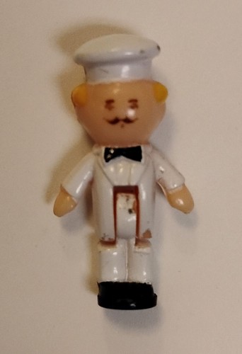 Vintage Polly Pocket Mr. Fry From Mr. Fry's Restaurant Figure | eBay