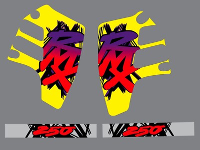 Decals for Suzuki RMX250 RMX 250 GRAPHICS 1993-1994 stickers old school ...