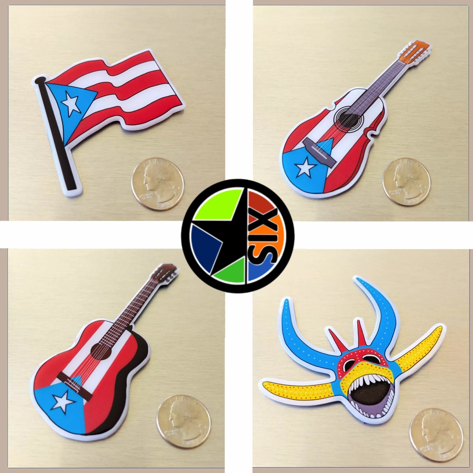 4 for $ 10.00 Magnet Fridge Decor Puerto Rico (free shipping) | eBay