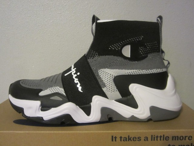 (CP101889M) Champion Hyper Future Hi black/grey knit sz 11.5 Mens for ...