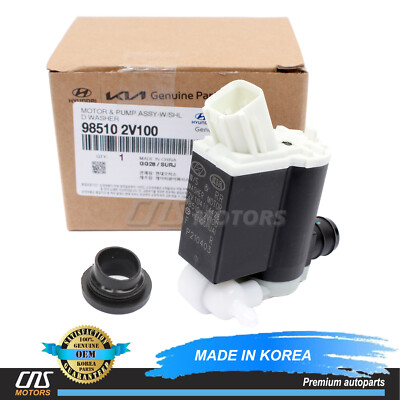 GENUINE Windshield Washer Pump FRONT for 05-19 Hyundai Kia OEM ...