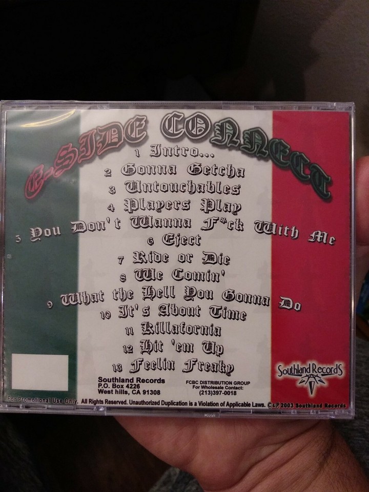 La Connecta by E-Side Connect (CD, 2003) chicano ug banger! Brand new ...