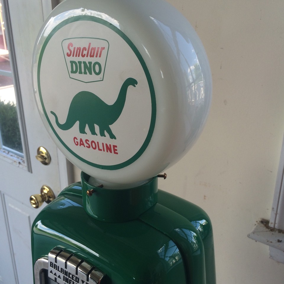 Vintage Eco Air Meter 98 Gas Oil Sinclair Restored With Sinclar Globe ...