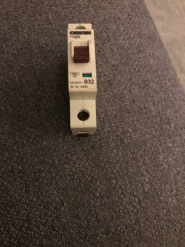 Contactum 7132B BS60898 B Type MCB 32 amp rating | eBay