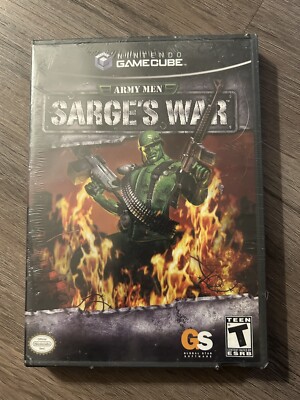SEALED Army Men: Sarge War (Nintendo GameCube) - Complete w/ Manual ...