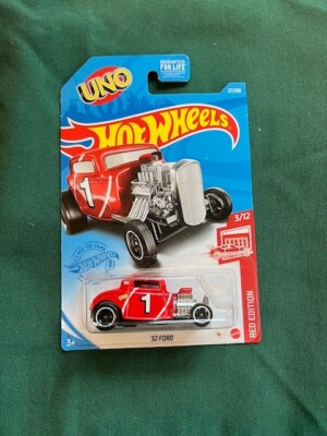 2021 HOT WHEELS TARGET EXCLUSIVE RED '32 FORD "UNO" RED EDITION #3/12 ...