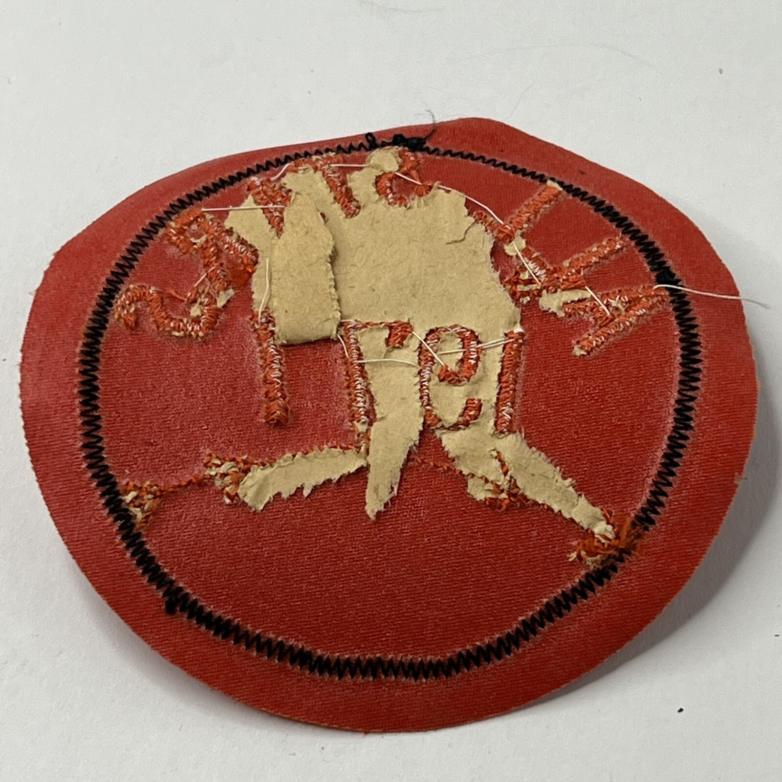 Vintage Patch - Black Red Baseball - 1977 - Embroidered - Collectible ...