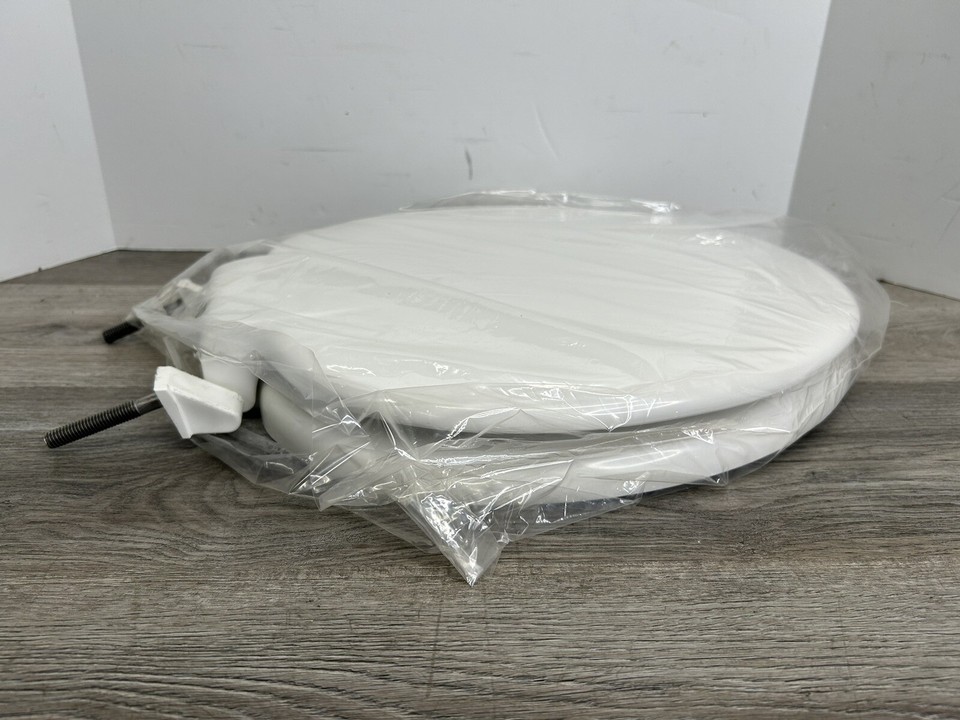 Beneke Heavy Duty Solid Plastic Round Front Toilet Seat - 420 H - White ...