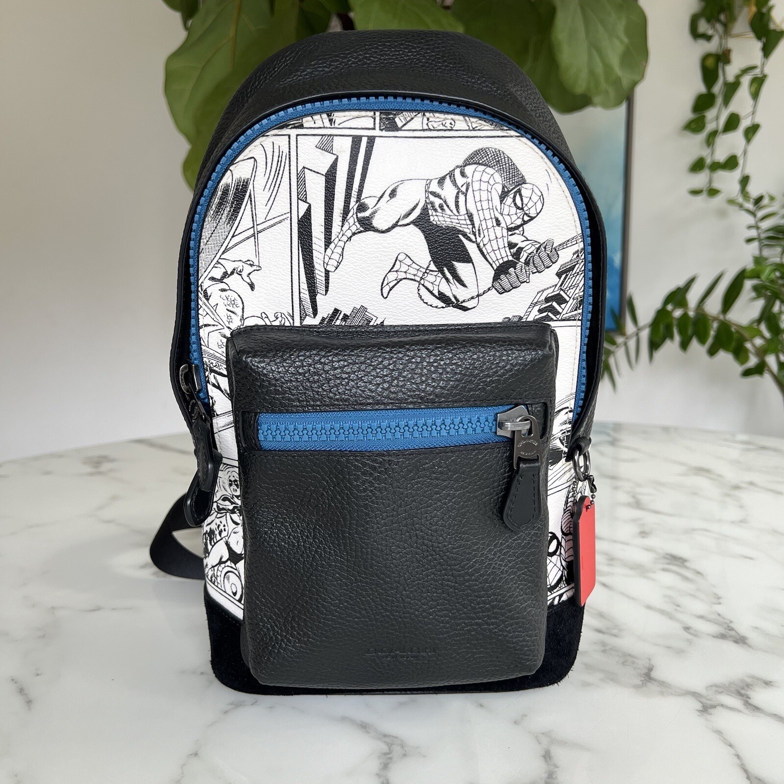 Coach Marvel West Pack Sling Backpack Crossbody Comic… - Gem