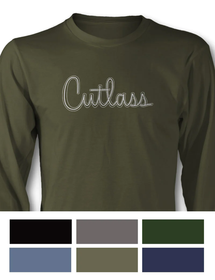 Oldsmobile Cutlass Emblem 1961 - 1963 Long Sleeves T-Shirt 6 Colors ...
