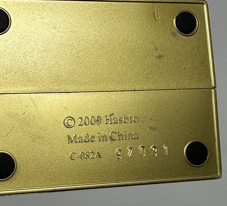 Mr Monopoly Banker Gold Trophy Family Game Night Champion Hasbro 2009 6 ...