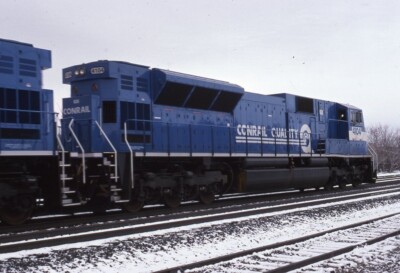 CONRAIL CR 4104 Railroad Train Locomotive Original 1996 Photo Slide | eBay