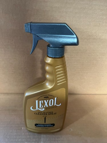 Lexol All Leather Cleaner Spray, pH-balanced for Use on Leather, 16.9 ...