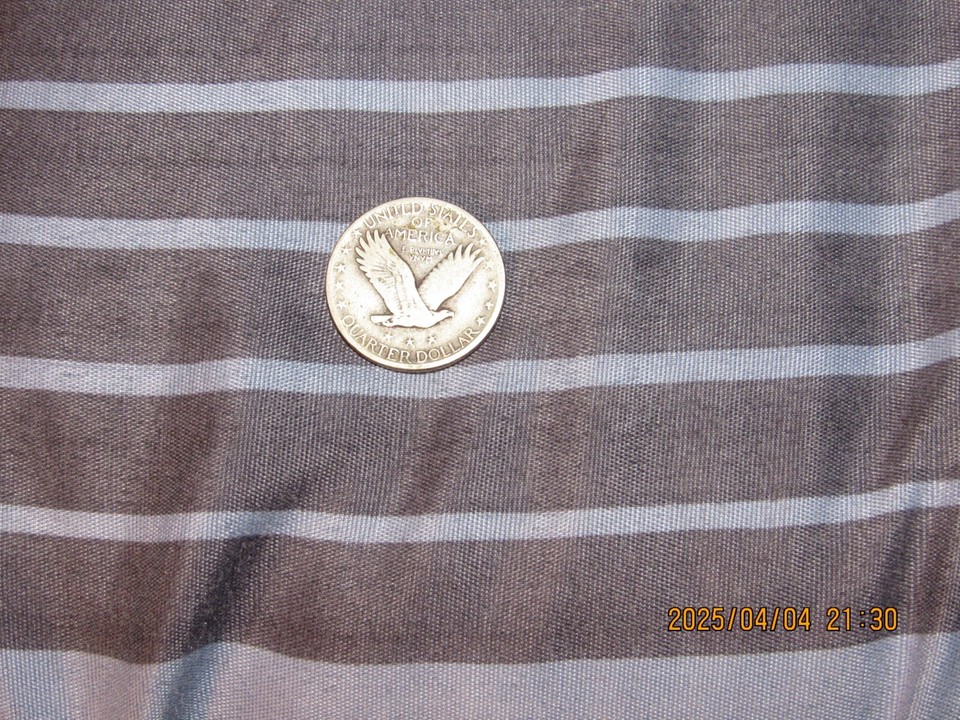 Silver SLQ 1929 d Denver Mint Standing Liberty Quarter Fine to Very ...