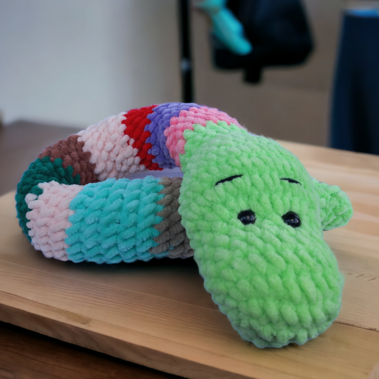 Handcrafted Crochet Boa: Adorable Amigurumi Toy for Kids and Collectors ...