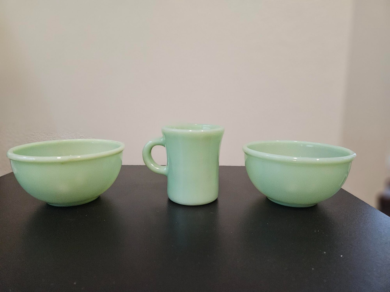 Vintage Fire King Jade-ite restaurant ware bowls and mug | eBay