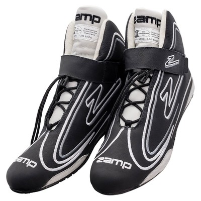 Zamp RS003C0118W, ZR-50 Auto Racing Shoes, Black, Size 18 Wide, SFI 3.3 ...