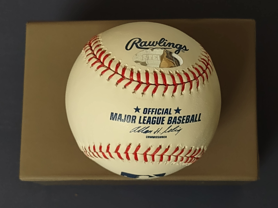 Don Larsen Yankees Signed " PG 10-8-56 " OML Baseball AUTO Steiner ...