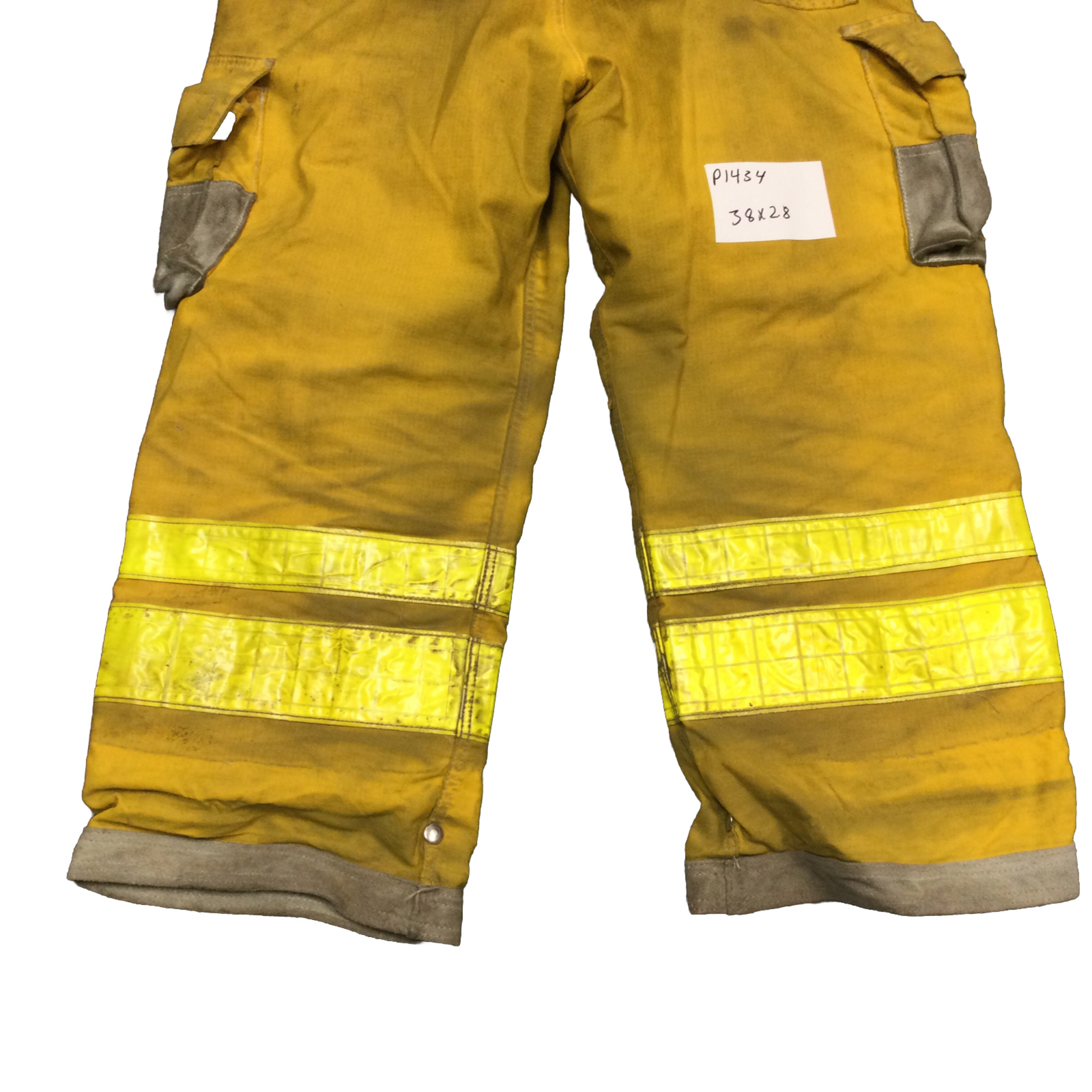 Cairns 38x28 Yellow Firefighter Turnout Bunker Pants P1434 | eBay