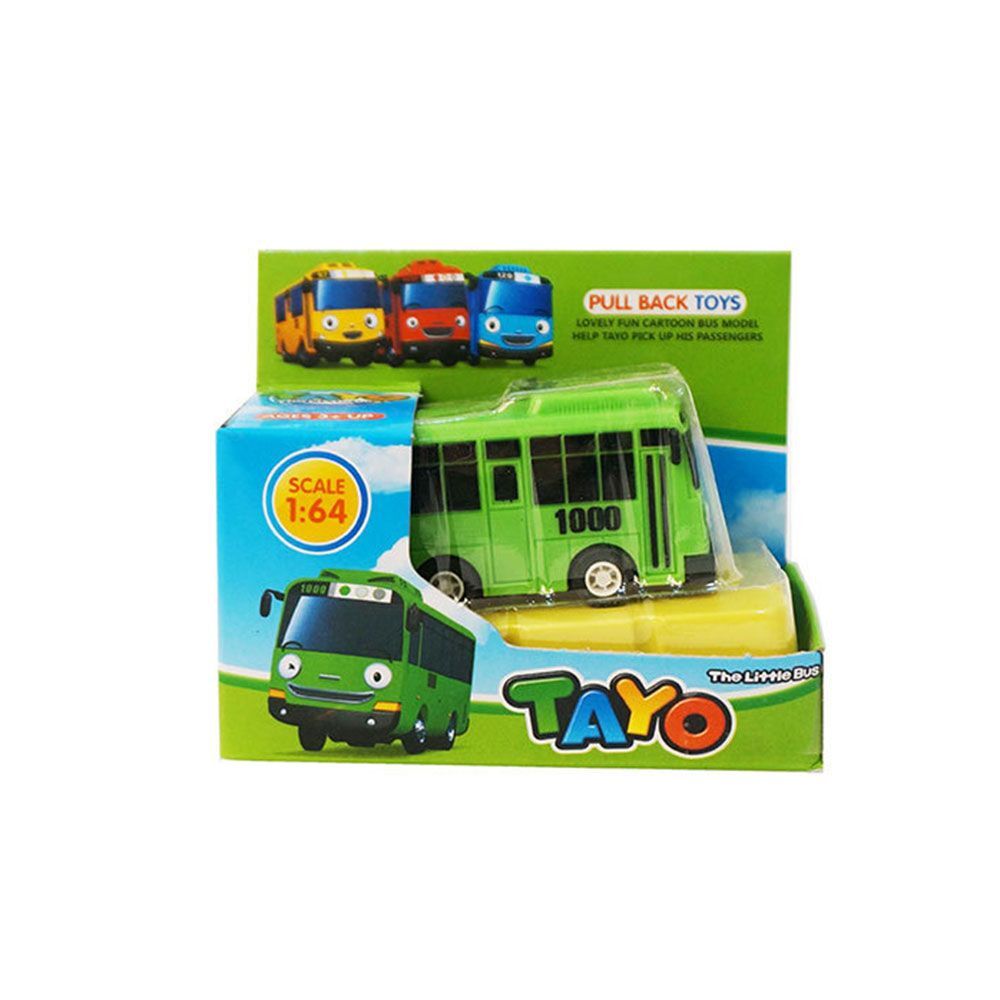 Little Children Educational Mini Pull Back Bus Toys Model Buses TAYO ...