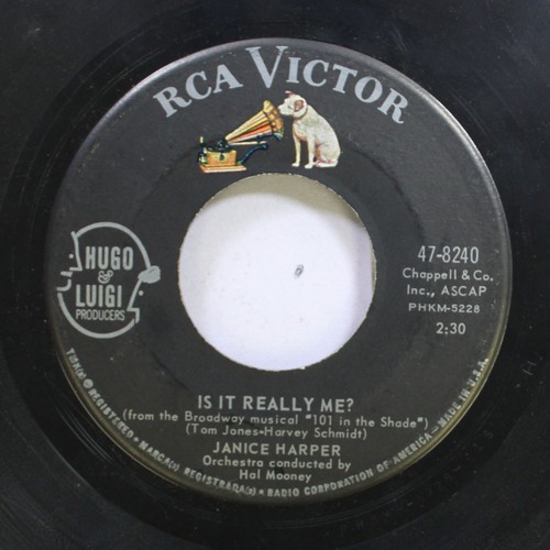 50'S & 60'S 45 Janice Harper - Is It Really Me? / You'Re The Greatest ...