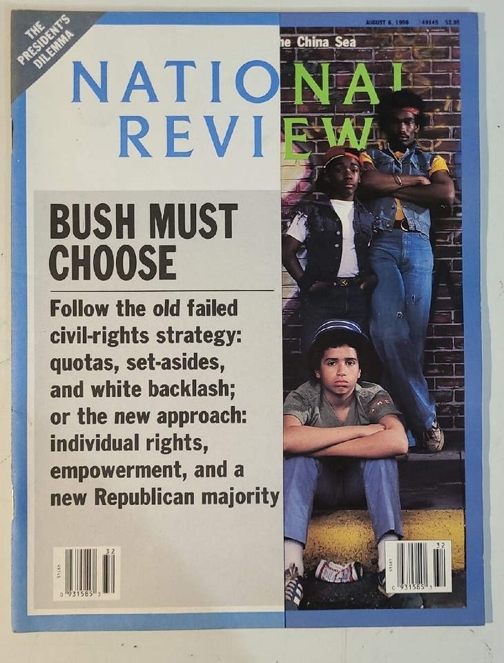 August 1990 NATIONAL REVIEW Magazine "Emerging Republican Majority ...
