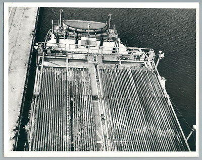 1957 MOHOLE PROJECT US NAVY DRILL THROUGH SEA FLOOR VINTAGE LARGE PHOTO ...