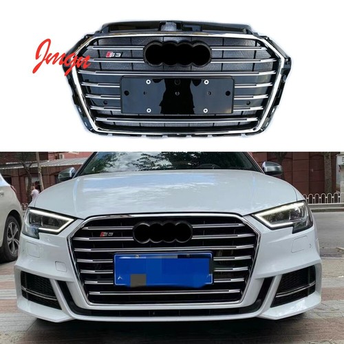 Fit Audi A3 8V Sline S3 2017-2020 Front Hood Grille Grill S3 Style ...