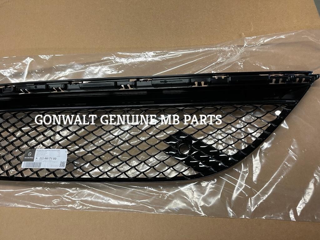 Mercedes Benz S450 S560 S65 AMG 2018-2020 Front Bumper Mesh Grille OE ...