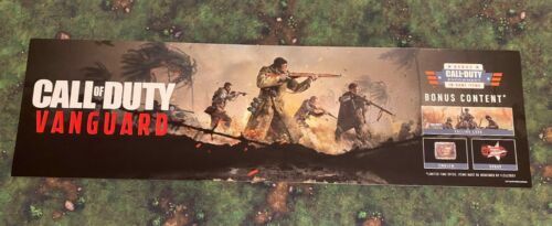 Call of Duty Vanguard GameStop Promo Poster 7 x 24 | eBay