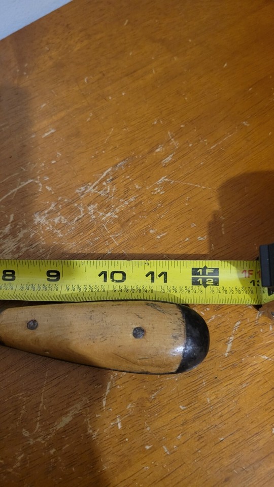 Vintage Split Wooden Handle Flat Head Screwdriver 12" long 3/8" | eBay