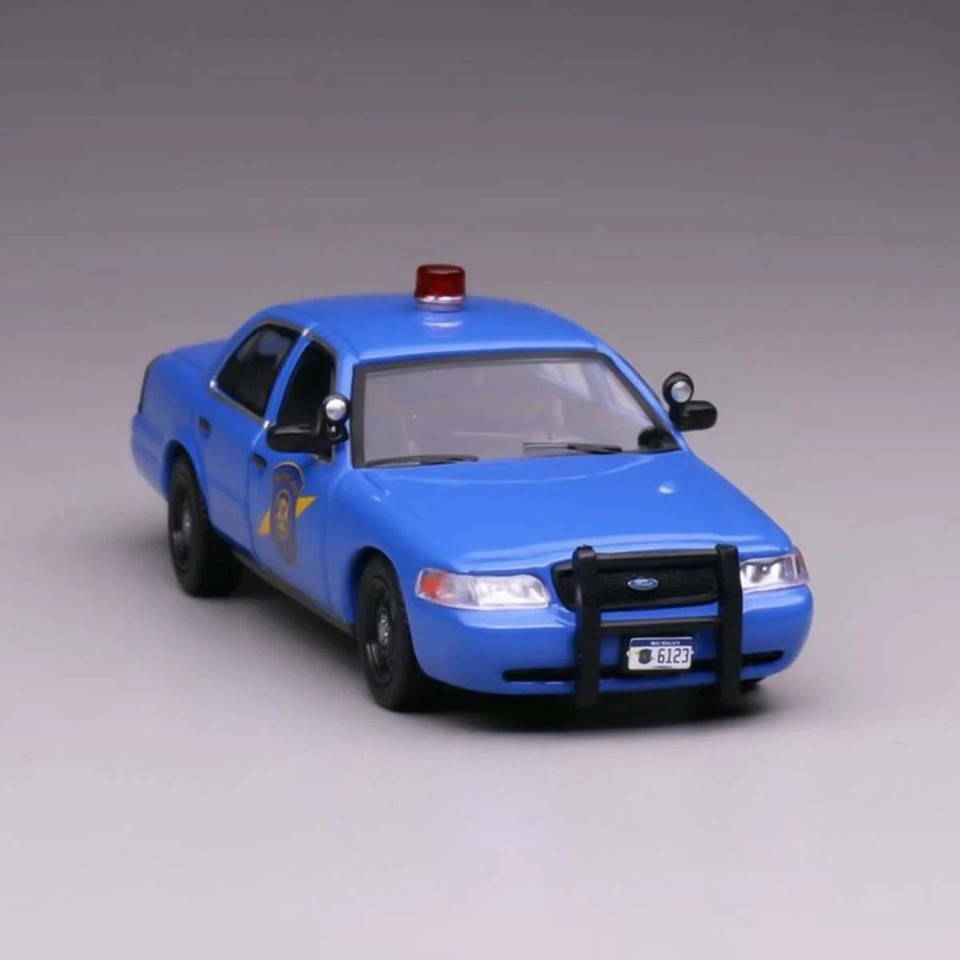 596 1:64 Michigan State Police Crown Victoria CV Model Diecast Metal ...
