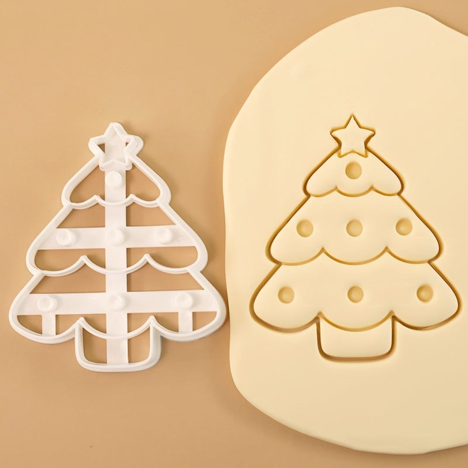 Santa Claus Cookie Cutter Irregular Shape Baking Molds Kitchen Tools ...