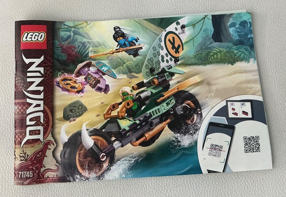 Lego Ninjago The Island Lloyds Chopper Bike 71745 100% Complete w ...