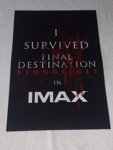 Final Destination Bloodlines 13x19 Original Promo Movie Poster | eBay