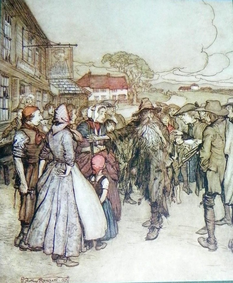 Rip Van Winkle Arthur Rackham 1905 51 illustrations Rare | eBay