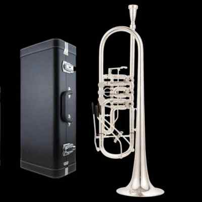 Austria Schagerl Bb Trumpet B Flat Brass silver Professional Trumpet ...