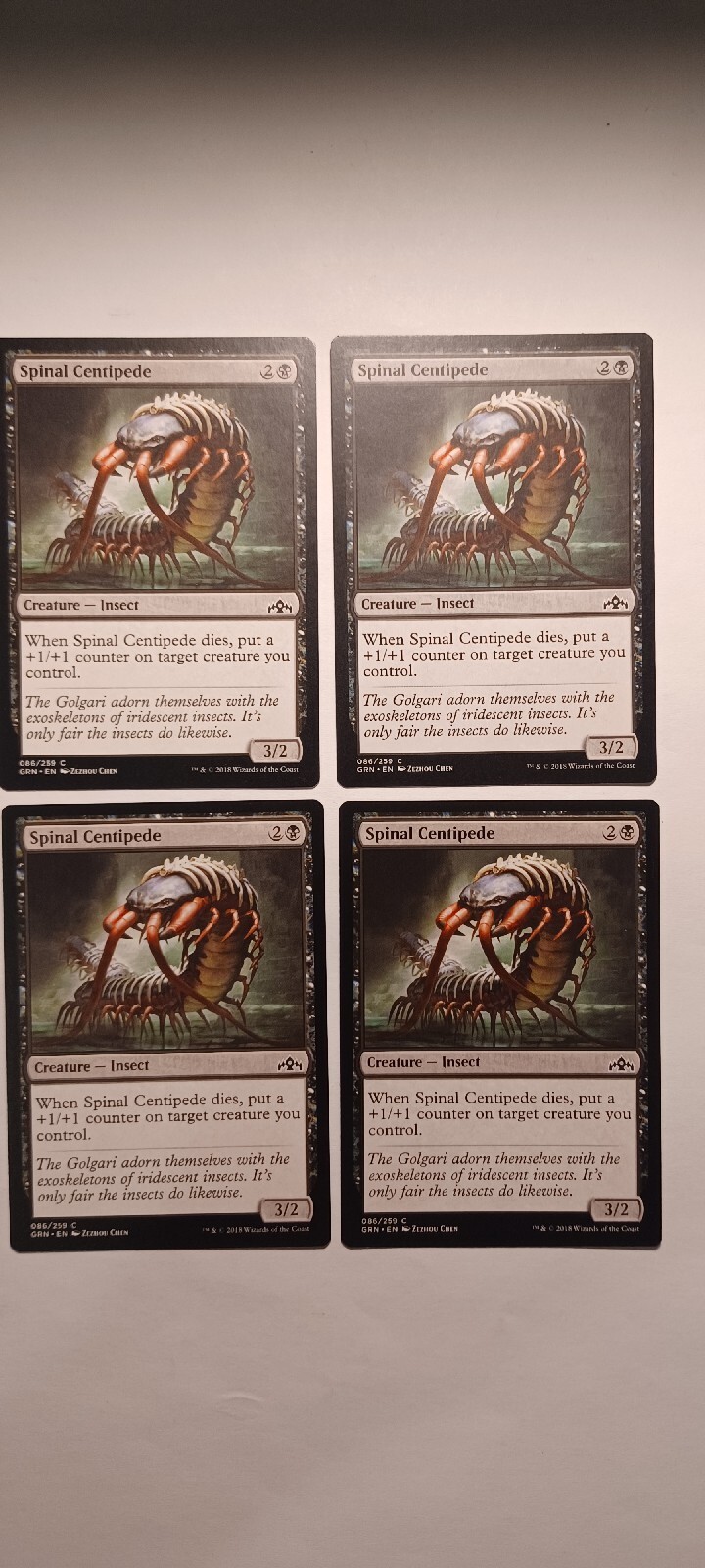 MTG Spinal Centipede X 4 - Common, NM/M | eBay