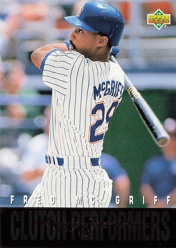 Fred Mc Griff Clutch Performers 1993 Upper Deck Baseball Card #R15 | eBay