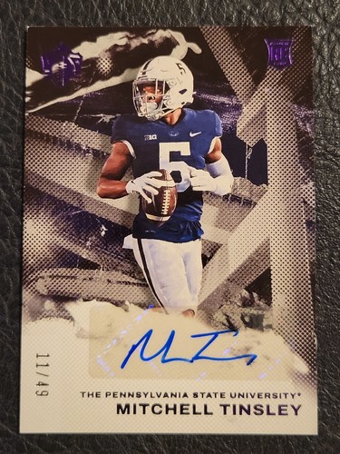 Mitchell Tinsley Autograph 2023 Chronicles Gridiron King Purple /49 ...