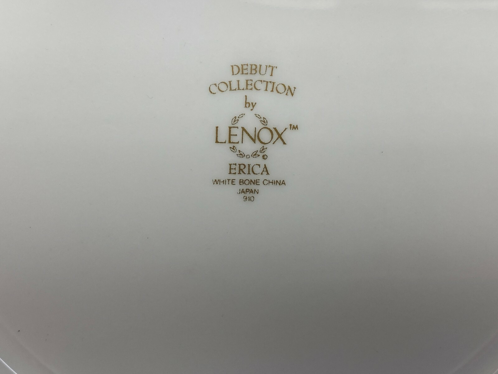 Lenox "ERICA" Debut Collection ~ Bone China ~ Set of 5 ~ Bread Plates ...
