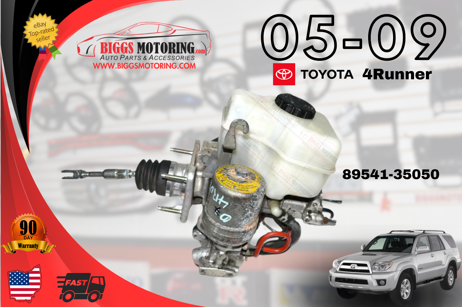 2005-2009 Toyota 4Runner ABS Anti-Lock Brake Actuator and Pump Module ...