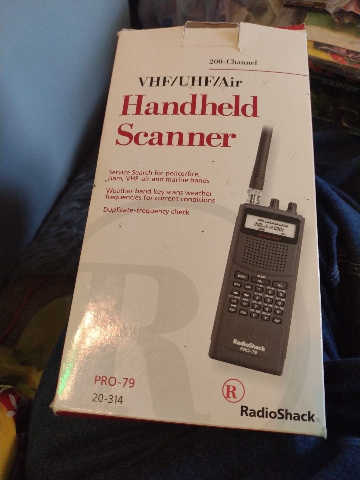 Radio Shack PRO-79 Handheld Scanner VHF/UHF/Air/ 380-512 MHz 1999 Tandy ...