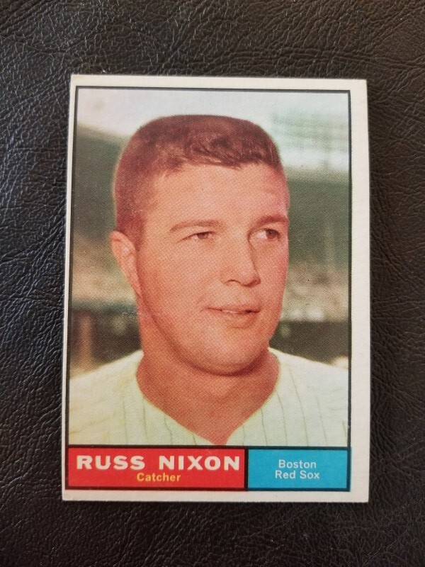 RUSS NIXON 1961 TOPPS BASEBALL CARD #53 BOSTON RED SOX | eBay