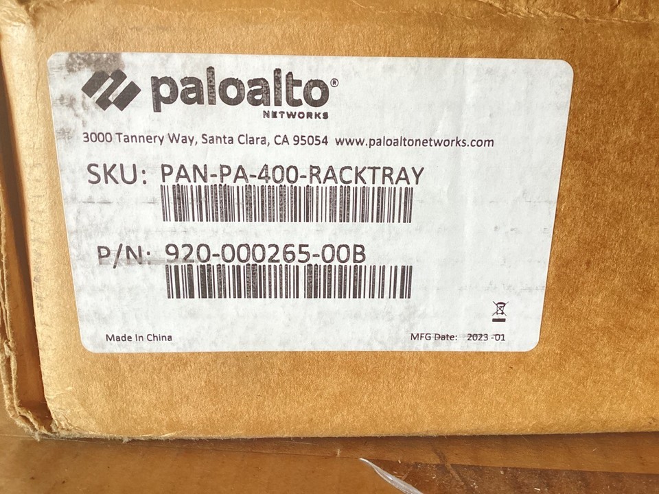 Palo Alto 19" Rack Mounting Kit - PAN-PA-400-RACKTRAY | eBay